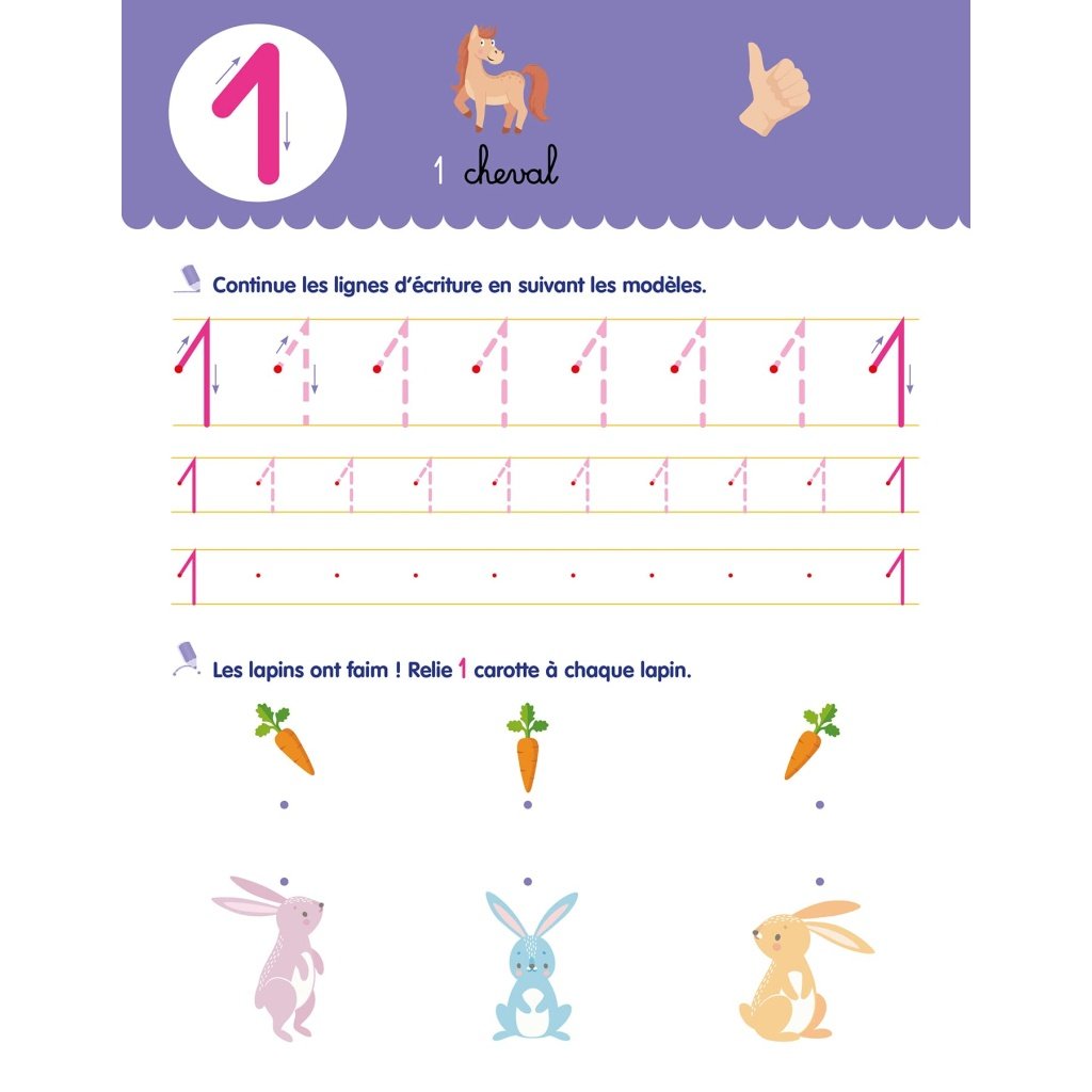 Hachette – Toute ma maternelle – Mon cahier d’écriture : les chiffres