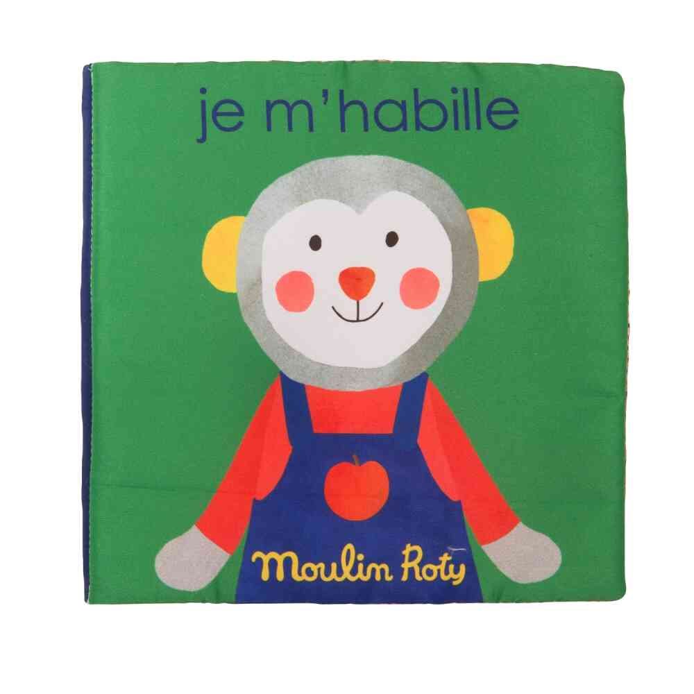 Moulin Roty – Fabric activity book – Get dressed