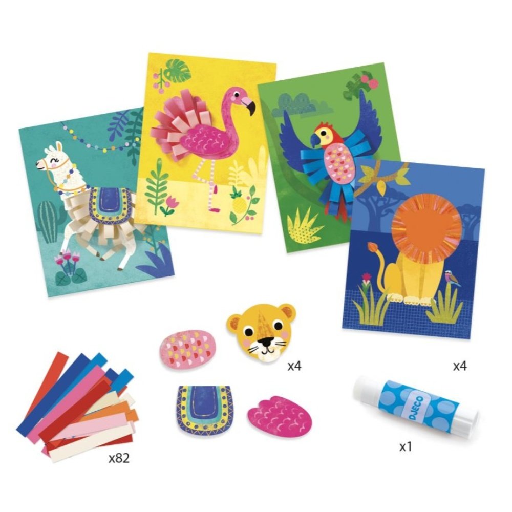 Djeco – LPA collage with small loops